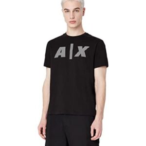 Armani Exchange Men's Bold Logo Tee, Black, XL