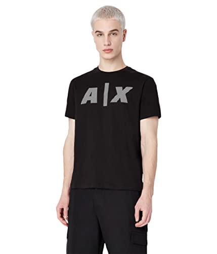 Armani Exchange Men's Bold Logo Tee, Black, XL