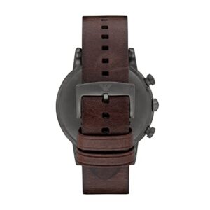 Emporio Armani Men's AR1919 Dress Brown Leather Watch