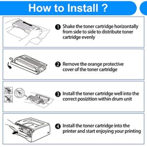 SuperInk Compatible Toner Cartridge Replacement for Brother TN650 TN-650 TN620 TN-620 (Black, 1-Pack)