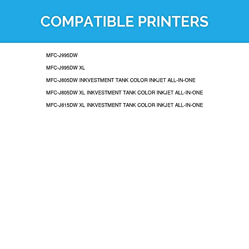 LD Compatible Ink Cartridge Replacements for Brother LC3033 Super High Yield (Black, Cyan, Magenta, Yellow, 4-Pack)