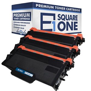 esquareone compatible high yield toner cartridge replacement for brother tn850 tn820 (black, 3-pack)