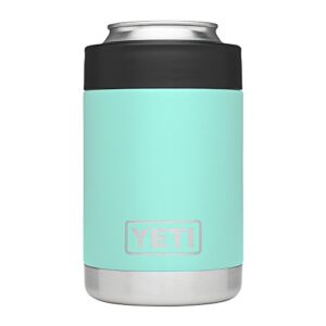 yeti rambler vacuum insulated stainless steel colster, seafoam duracoat