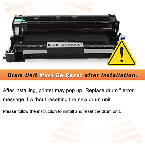 v4ink Compatible Drum Unit Replacement for Brother DR720 (1-Pack) Work with DCP-8110 DCP-8150 DCP-8155 HL-5440 HL-5450 HL-5470 HL-6180 MFC-8510 MFC-8710 MFC-8810 MFC-8910 MFC-8950 Printer (Not Toner)