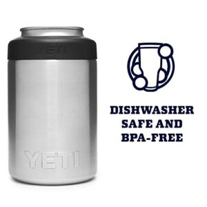 YETI Rambler 12 oz. Colster Can Insulator for Standard Size Cans, Stainless (NO CAN INSERT)