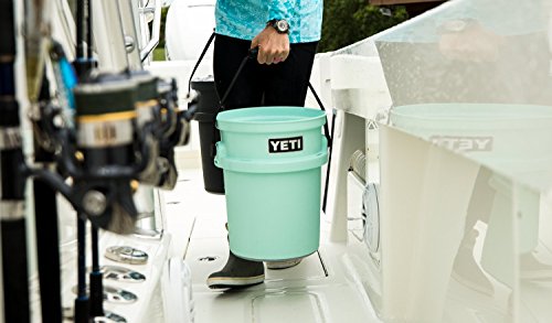 YETI Loadout 5-Gallon Bucket, Impact Resistant Fishing/Utility Bucket, Seafoam