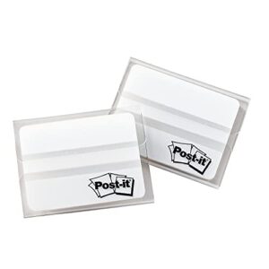 Post-It 686F50wh Durable Filing Tabs, 2-Inch X1-1/2-Inch, 50/Pk, Solid White