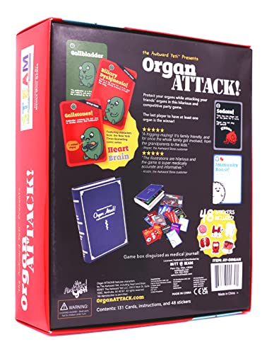 The Awkward Yeti Organ Attack! Card Game