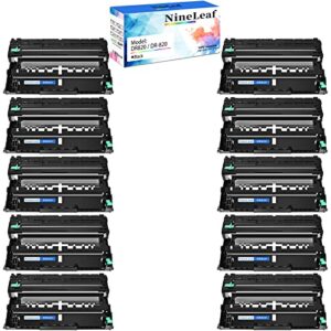 nineleaf compatible drum unit replacement for brother dr820 dr-820 to use in mfc-l6700dw mfc-l6750dw mfc-l6800dw mfc-l6900dw dcp-l5600dn dcp-l5650dn printer (10 pack black)