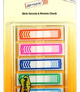 Post-it Message Flags,"Sign Here", 100 Flags/Dispenser, 1 Dispenser/Pack.47 in Wide, Assorted Colors (684-SH-NOTE)