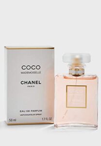 coco mademoiselle by chanel for women, eau de parfum spray, 1.7 ounce