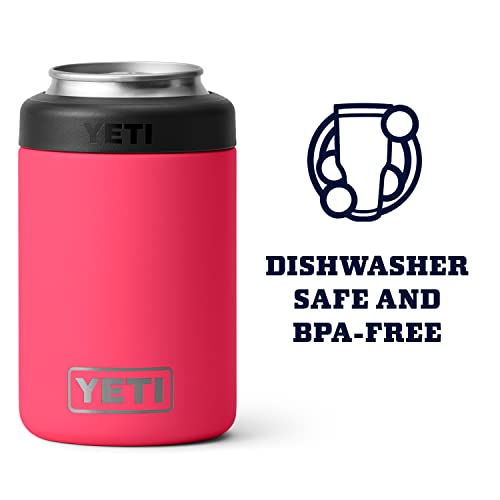 YETI Rambler 12 oz. Colster Can Insulator for Standard Size Cans, Bimini Pink