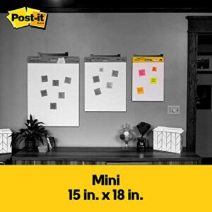 Post-it Self-Stick Mini Easel Pad, 15 in x 18 in, 20 Sheets/Pad, 3 Pads, Great for Virtual Teachers and Students (577-3PK)