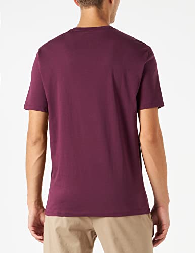 A|X ARMANI EXCHANGE Men's Silky Large Logo T-Shirt, Grape Wine, S