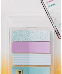 Post-it Pattern Flags, 100/On-the-Go Dispenser, .47 in, Gradient Pattern Collection (684-GRDNT)