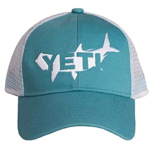 yeti tarpon trucker hat teal