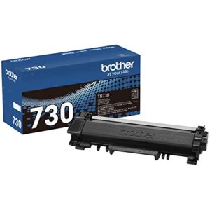 brother genuine standard yield toner cartridge, tn730, replacement black toner, page yield up to 1,200 pages, amazon dash replenishment cartridge,1 pack