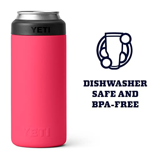 YETI Rambler 12 oz. Colster Slim Can Insulator for the Slim Hard Seltzer Cans, Bimini Pink