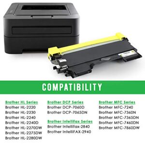 LINKYO Compatible Toner Cartridge Replacement for Brother TN450 TN-450 TN420 (Black, High Yield, 2-Pack)