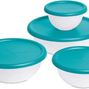 BOWL SET 8PC W/COVERS