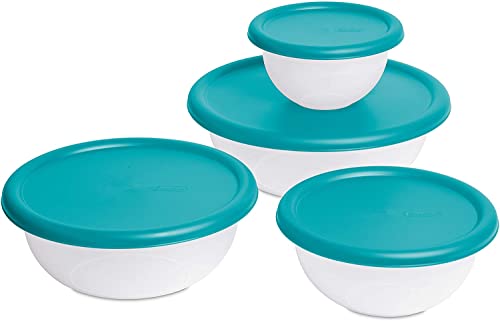 BOWL SET 8PC W/COVERS