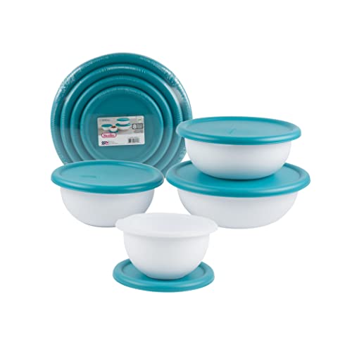 BOWL SET 8PC W/COVERS