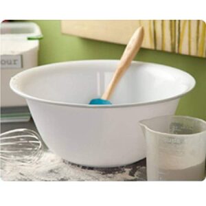 Sterilite Plastic Bowl 6 Qt. White Bulk 2 pack