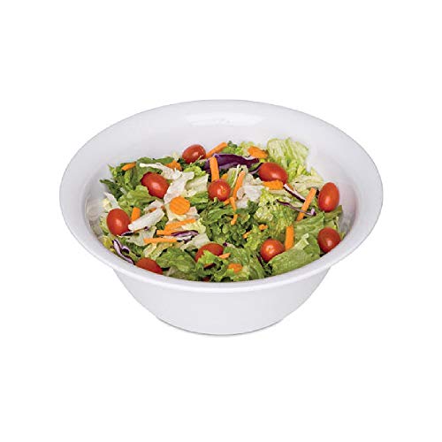 Sterilite Plastic Bowl 6 Qt. White Bulk 2 pack