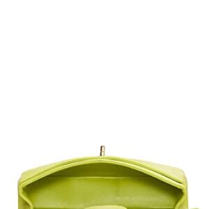 CHANEL, Pre-Loved Green Quilted Lambskin Classic Double Flap Small, Green