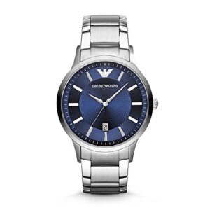 emporio armani men’s ar2477 dress silver watch