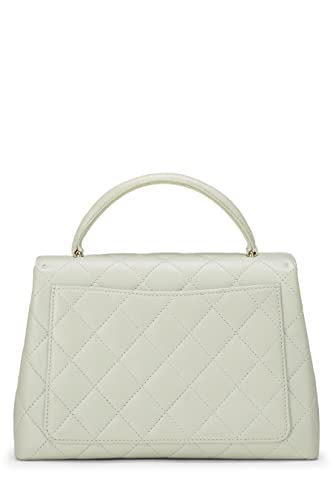 CHANEL, Pre-Loved Green Quilted Lambskin Kelly Small, Green