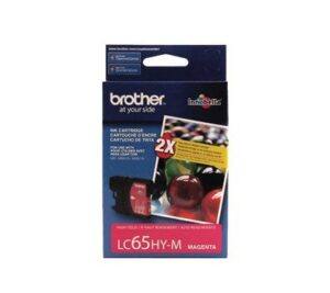 4 x brother lc65 magenta ink cartridge