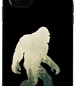 iPhone 11 Bigfoot Figure Sasquatch Yeti Nature Double Exposure Case