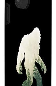 iPhone 11 Bigfoot Figure Sasquatch Yeti Nature Double Exposure Case