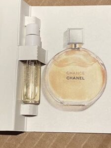 chance eau de parfum spray 0.06 oz vial by chanel for women