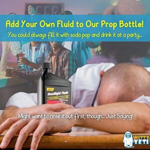 Headlight Fluid Car Gag Gift Makes Hilarious Fun of Automobile Inept Pals. A Hysterical Hit for Secret Santa and White Elephant Parties! Give Your Friend or Frenemy a Funny Prank Product for Cars!