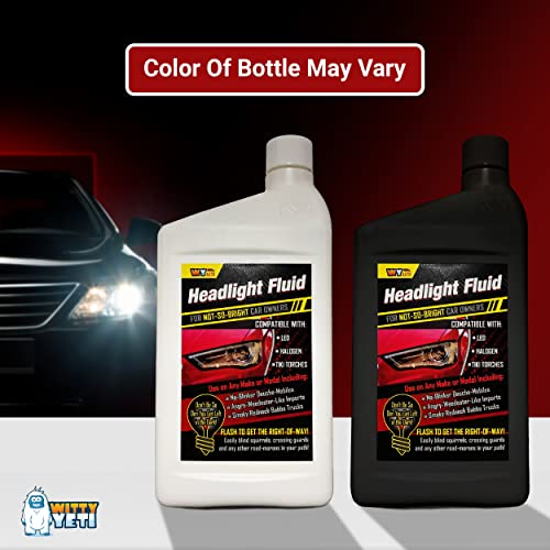 Headlight Fluid Car Gag Gift Makes Hilarious Fun of Automobile Inept Pals. A Hysterical Hit for Secret Santa and White Elephant Parties! Give Your Friend or Frenemy a Funny Prank Product for Cars!