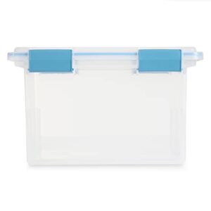 Sterilite 19334304 18.5 " X 14.88" X 11.13" 32 Quart Clear Gasket Box