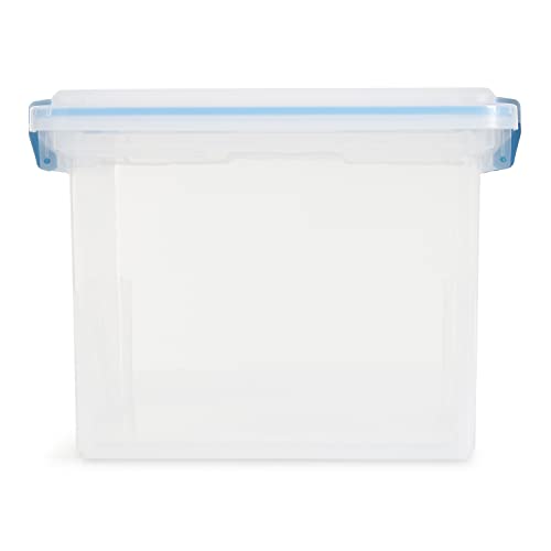 Sterilite 19334304 18.5 " X 14.88" X 11.13" 32 Quart Clear Gasket Box