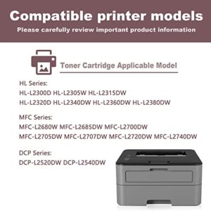 HIYOTA Compatible TN 630 TN-660 Toner Cartridge Replacement for Brother TN660 1pk Black Toner to Compatible with DCP-L2520DW L2540DW HL-L2300D L2305W L2320D L2340DW MFC-L2680W L2685DW 2705DW Printers