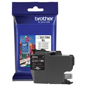 brother printer lc30172pk high yield xl black ink cartridge-2 pack