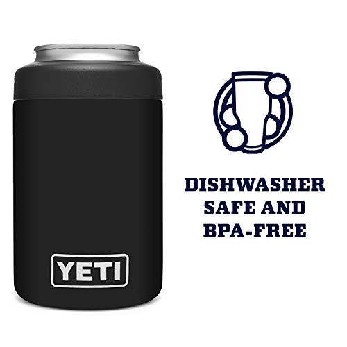 YETI Rambler 12 oz. Colster Can Insulator for Standard Size Cans, Black (NO CAN INSERT)