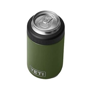 yeti rambler 12 oz. colster can insulator for standard size cans, highlands olive