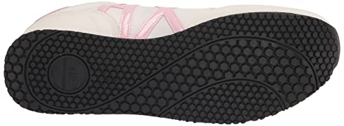 A|X ARMANI EXCHANGE Women's AX Rio Logo Sneakers, Opt. White + Lilac, 8