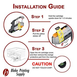 Blake Printing Supply Compatible Ink Cartridge Replacement for Brother LC101, LC103 (Black, 6-Pack)