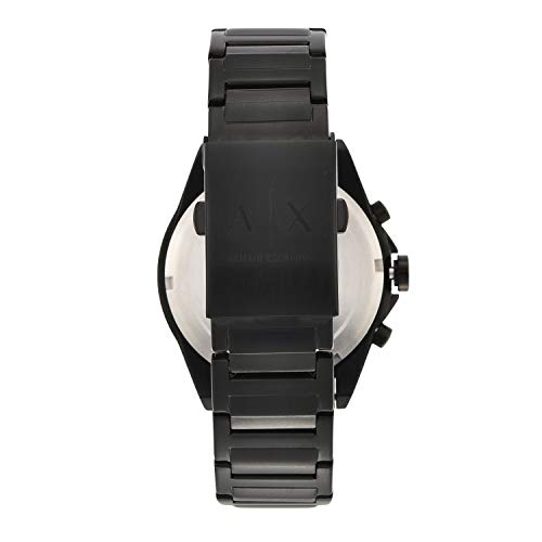 AX ARMANI EXCHANGE Men's Stainless Steel Watch, Color: Black/Black (Model: AX2601)