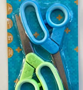 Pen + Gear 5 inch Kids Scissors 2 count (Blue/Green)