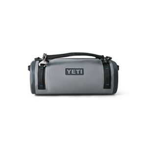 yeti panga 50 airtight waterproof submersible duffel bag, storm gray