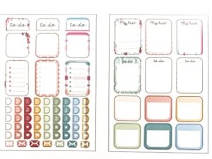 pen+gear planner refill 4 sticker sheets calendar to do list 146 stickers