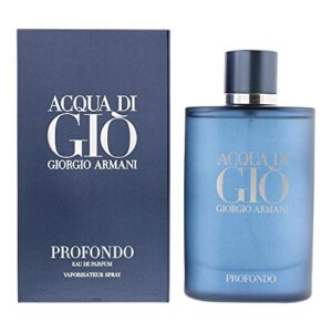 giorgio armani acqua di gio profondo 4.2 oz edp spray men